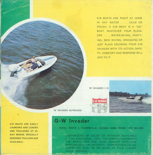 G-W Invader History - Classic Boat Library